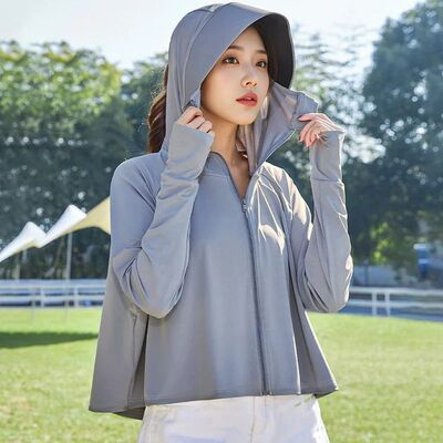 New Summer Ice Silk Quick Drying Sunscreen Clothes For Women