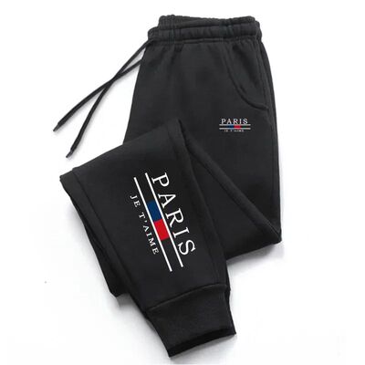 Hot Sales Women's Sweatpants Paris Print Casual Pants Outdoo
