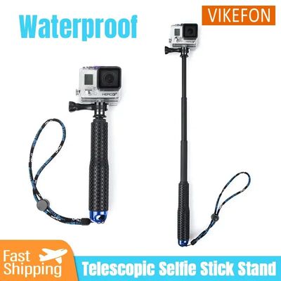 Extendable Pole Mini Selfie Stick Waterproof Monopod Blue fo