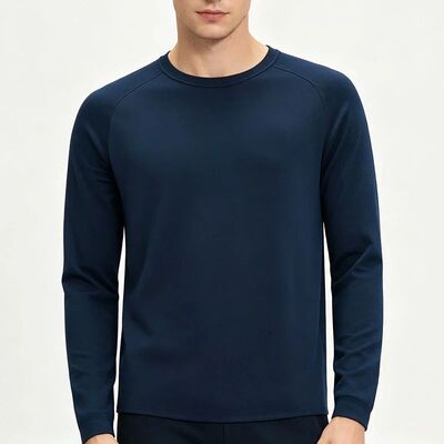 Men Sports Tee Male Spring Autumn Solid Color Lightweight Me