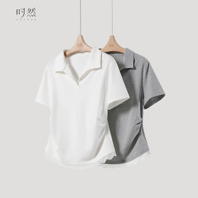 百搭实穿洋气显瘦蕾丝T恤上衣