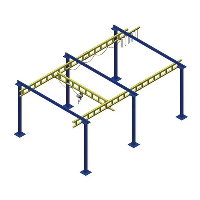精选轨道式KBK柔性吊起重机 0.5吨1吨2吨轨道组合吊机 钢轨框架起