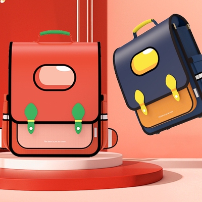 【老师推荐】小学生书包减负护脊轻便一三六年级儿童男女孩大容量