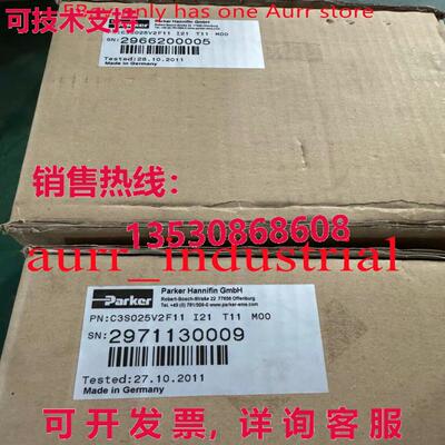 原装供应PARKER 2966200005 C3S025V2F11 I21 T11 M00 伺服驱动器