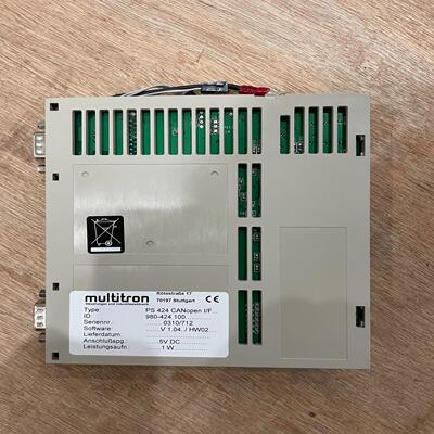 MULTITRON全新型号PS 424 CANopen I/