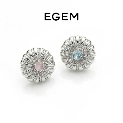 海棠花耳钉女原创设计耳坠