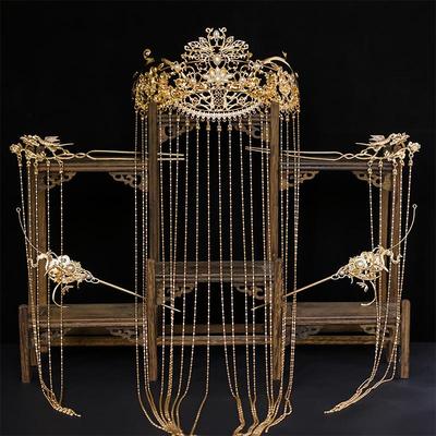 汉服发冠国风经典纯手工