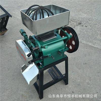 燕麦片机用 多能高粱玉米黄豆挤扁功机 榨油破碎CLI机 谷压物破瓣