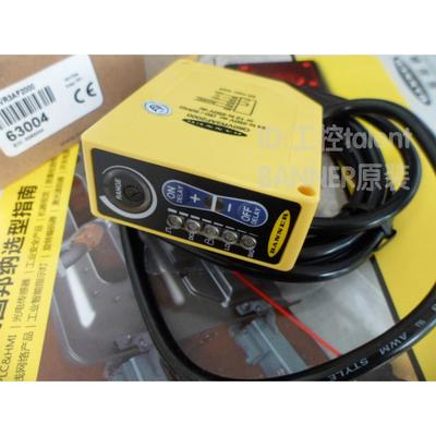 BANNER邦纳 Q60BB6AFV1000Q 可调区域光电传感器美国全新原装进口