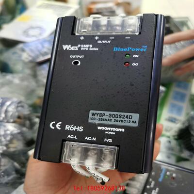 【非标价】韩国WYES云永开关电源 WYSP-300S24D拆机导轨电