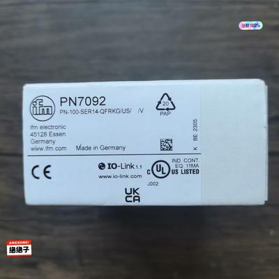 全新原装正品 IFM易福门 PN7092 压力传感器，实物拍