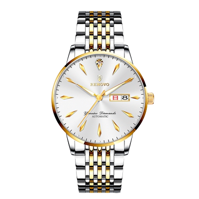 罗诺威精钢防水男士手表