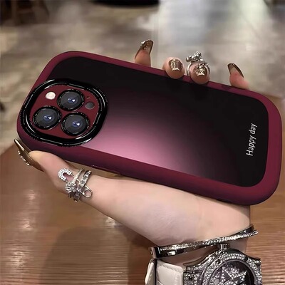 高级渐变彩绘适用于vivo x200pro/x90s/x80/x60t/x70手机壳S19pro泡芙女s17e/s15/s20原创S7防摔S9e茶色