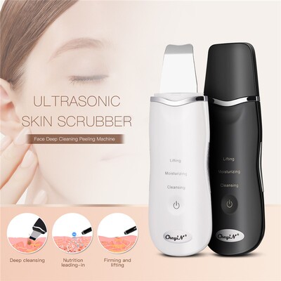Ultrasonic Face Cleaning Machine Skin Scrubber Pore Cleaner