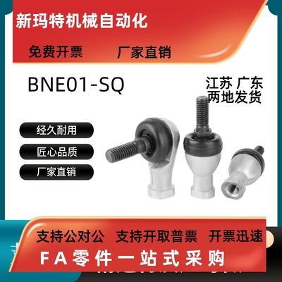 BNE01-SQ 5 6 8 10 12 14 16 18 20 RS-R  弯杆型关节轴承