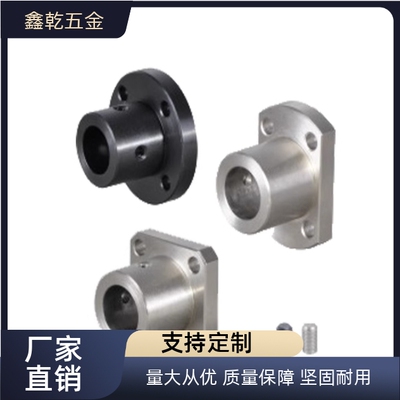 固定座支撑件GBC01 GBC11 GAC21加厚止动螺丝型导向轴支座圆法兰