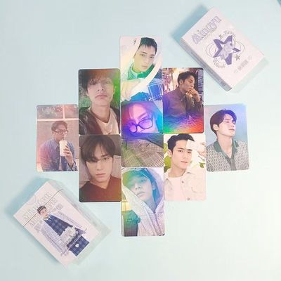 金珉奎镭射小卡seventeen周边写真专辑拍立得自印卡盒装lomo卡