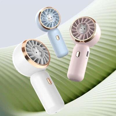 Mini Portable Fan 3 Pack Cute Handheld Fan Battery Operated
