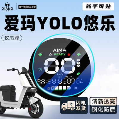 【爱玛yolo悠乐专用】仪表膜贴膜
