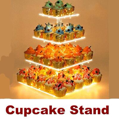 Cupcake Stand Holder Tower Acrylic Candy Party