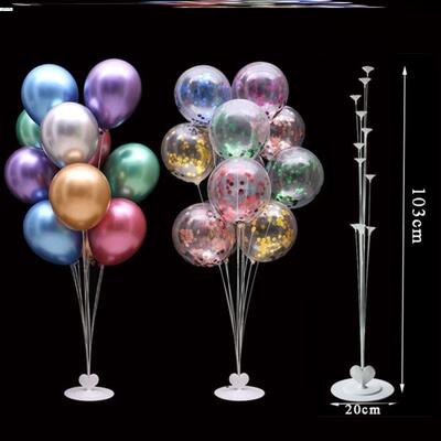 Birthday Party Balloons Stand Holder Column Confetti Ballons