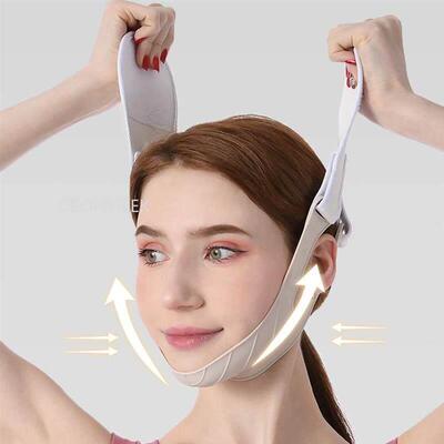 Women Chin Cheek Silicone Face Slimming Bandage Lift Up