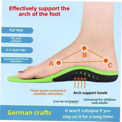 Arch support insoles Flat foot orthopedic insole men women 1