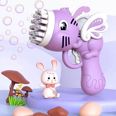 1PC-23 Hole Bubble Gun Toy Gatling Bubble Machine Electric M