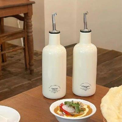 Kitchen Ceramic Soy Sauce Vinegar Bottle Replacement Bottle