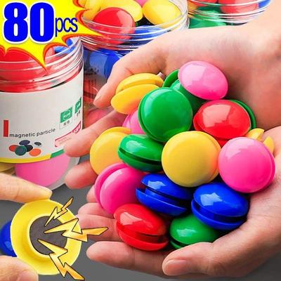Magnetic Bead Round Refrigerator Fridge Whiteboard Magnets B