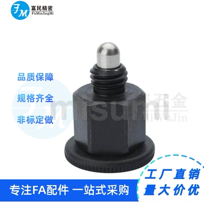 紧凑型s6小4自锁柱塞旋钮