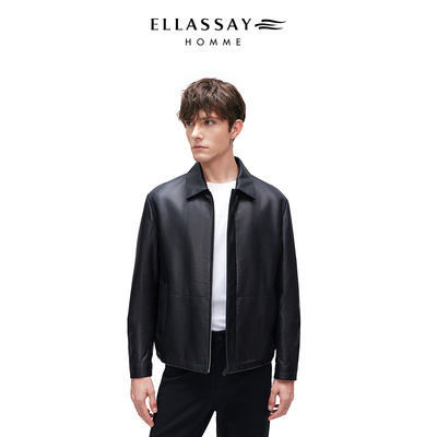 ELLASSAY歌力思男装2025年秋冬西班牙棉羊皮衣EME364X00300