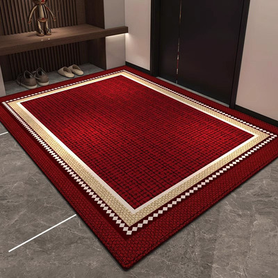新款红色入户门地垫防滑门口脚垫