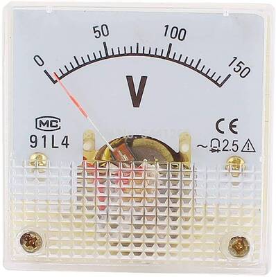 极速91L4 AC 0150V 250V 300V 450V og Panel Volt VToltage Mete