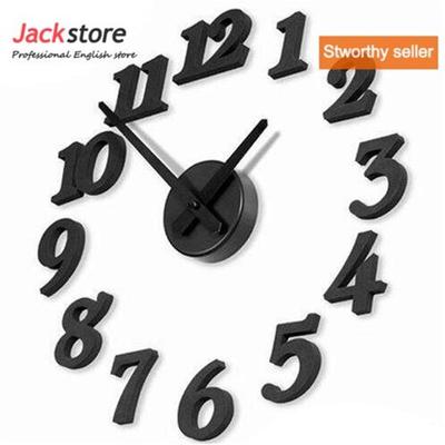 DIY wall clock creative fashion watches Creative digital