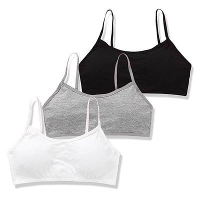 3pc/Lot Kids Cotton Training Bra Girls Teens Underwear For T