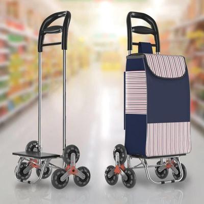 Home portable shopping cart folding supermarket trolley