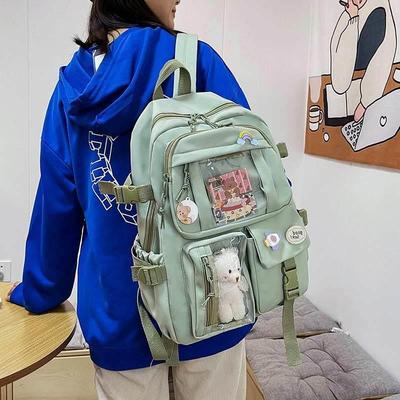 Study Women Laptop Backpack Boys Girls School Books Bags For