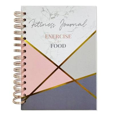 fitness journal exercise food work out weekly daily planner