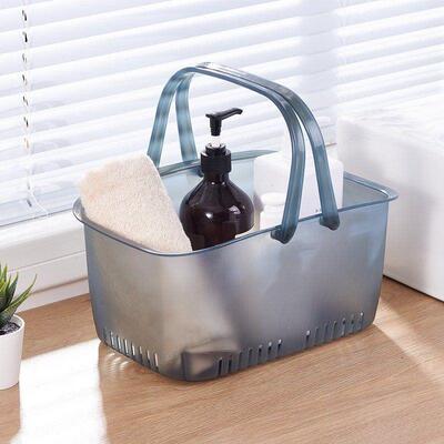 极速Korean bathroom shoswer basket hand basket receive baske