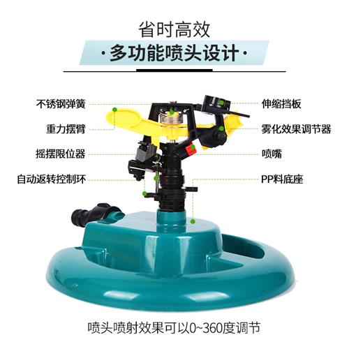 极速鱼塘打药机小龙o虾喷药机全自动洒药机摇摆喷头潜水泵船用撒