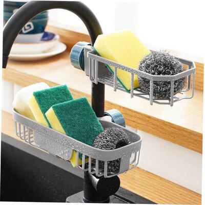 Kitchen Accessories Sink Drain Rack Storage Faucet Holder