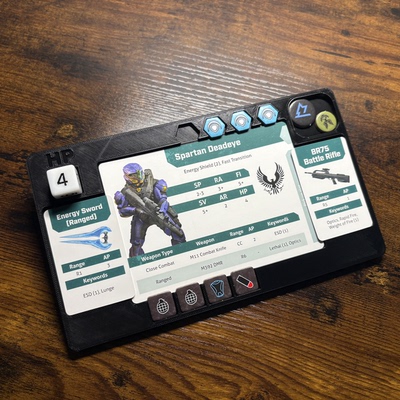 【光环Halo收纳套装】Flashpoint Player Card Holder token面板