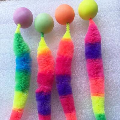 Cat interactive toys Tickle Cat Colorful bouncing ball Pet s