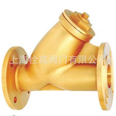 供应 全铜法兰Y型过滤器 DN25-DN300法兰全铜Y型过滤器阀门