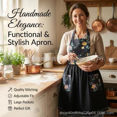 Botanical Floral Apron 植物花围裙