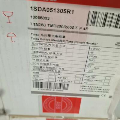 ABB断路器T3N250  TMD200/2000 F F4