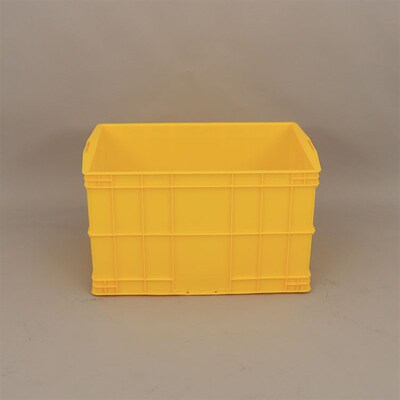 塑胶周转箱 蓝色加厚长方形塑料箱 575-350周S转箱仓库运转塑料箱