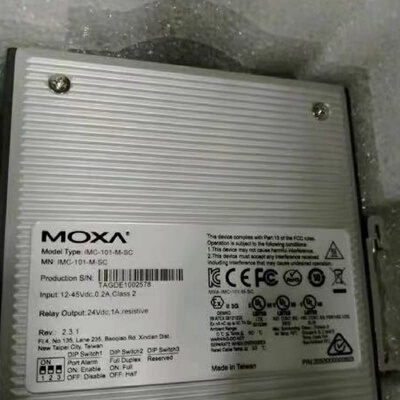 【】MOXA IMC-101-M-SC，摩莎 10/100BaseT(X) 转100BaseFX 光电