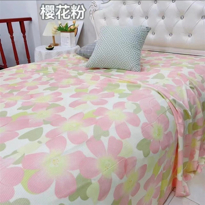新品2025新款m好货竹纤维软凉席床单防滑冰爽丝滑床单